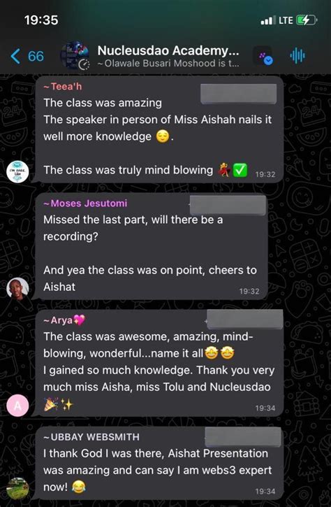 aishat muhammed on linkedin earlier this week i had an exciting and