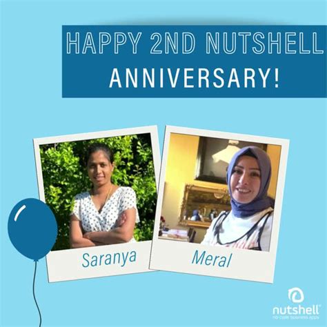 Saranya Shanmugam On Linkedin Nutshell Anniversary