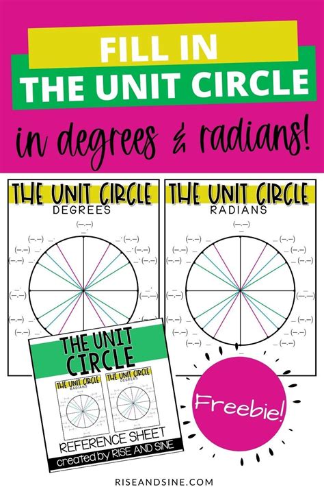 Teach The Unit Circle In Trigonometry With One Of These Lessons