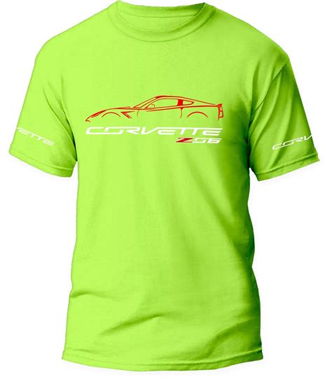 Corvette C7 Z06 T Shirt Top Chevy And Chevrolet Apparel C7 Corvette Zeus
