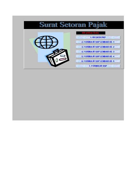 Surat Setoran Pajak Ssp Pph Pdf