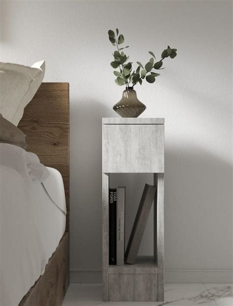 ᐉ Прикроватная тумба 200x595x350 мм Бетон T 13 • Купить в Киеве Украине • Лучшая цена в Эпицентр