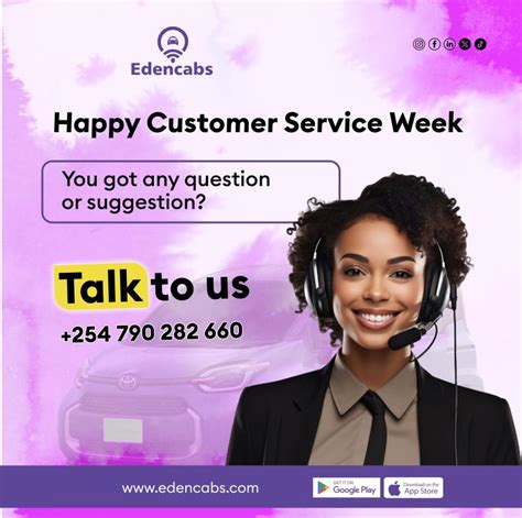 Customerserviceweek Edencabs Thankyou Ridewithus Bestinservice Kevin Othieno