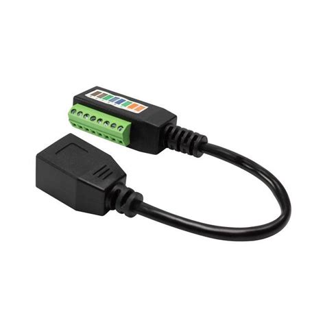 China Customized Rj P C Female To Pin Screw Terminal Block Cable Manufacturers Factory