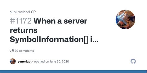 when a server returns symbolinformation[] in textdocument