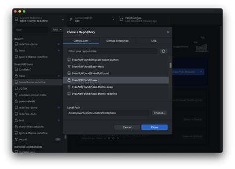Create A Personal Blog Powered By Hexo With Github And Vercel Evan Luo