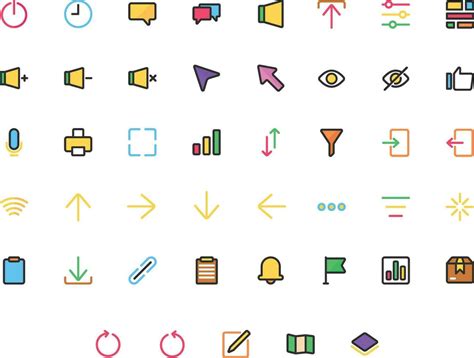 Vector Of Essential Ui 2 Icon Set Color Perfect For User Interface New Application 25721790