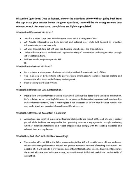Ais Module 1 Pdf Information System Accounting