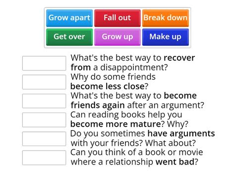 Multi Word Verbs Match Up
