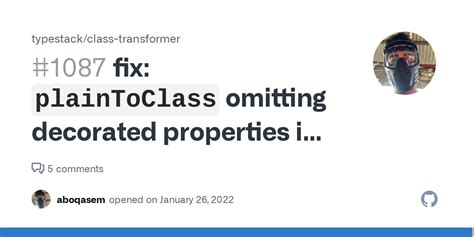 Fix `plaintoclass` Omitting Decorated Properties In Nextjs · Issue 1087 · Typestackclass