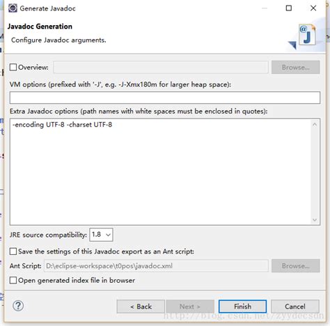 Javadoc 错误：编码gbk不可映射字符javadoc 错误 不支持编码 Utf 8 Charset 1 个错误 Csdn博客