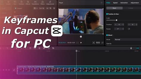 How To Use Keyframes In Capcut For PC Animate Objects Using Keyframes