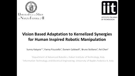 Sunny Katyara On Linkedin Augmenting Kernelized Synergies Framework