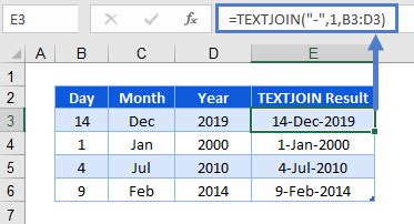 Ejemplos De Funciones TEXTJOIN De Excel Hojas De Excel Y Google