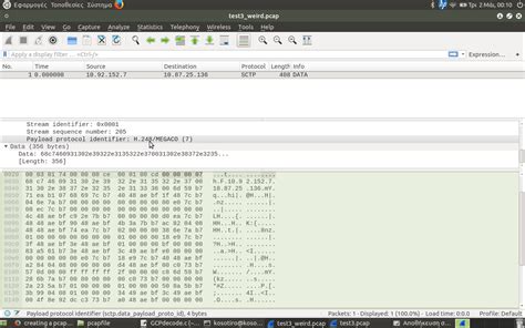 C Creating A Pcap Packet With H248 Sctp Payload Stack Overflow