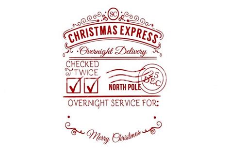 Christmas Vectors For Santa Sacks Letter From Santa Santas Address