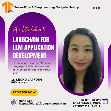 Tensorflow And Deep Learning Malaysia Jan 2024 Meetup Date 17 Jan 2024