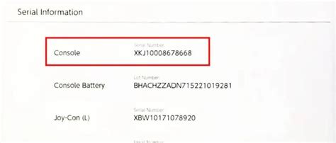 Serial Number S N Nintendo Switch Oled R Switchpirates