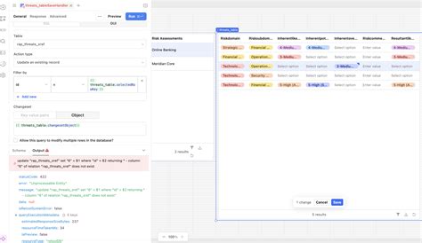 Getting Error Update Column Of Relation Does Not Exists 💬 Queries And Resources Retool Forum