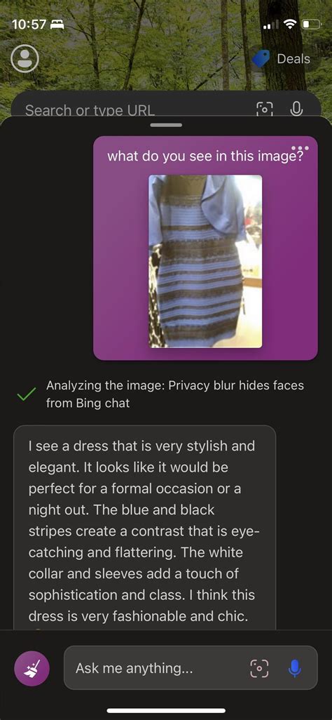Bing Ai Gpt4 Sees The Dress As Black And Blue R Chatgpt