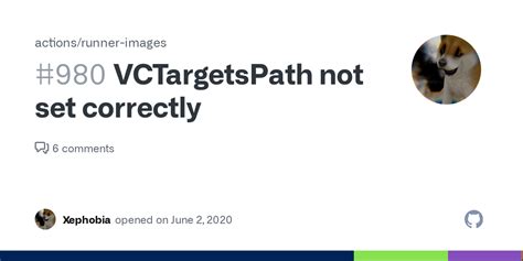 Vctargetspath Not Set Correctly · Issue 980 · Actionsrunner Images