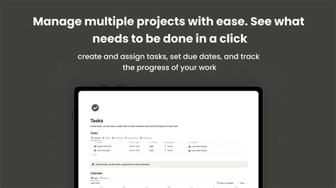 Notion Productivity Dashboard