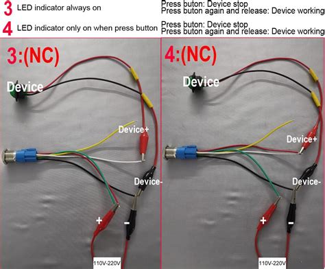 Buy Gebildet 0 87 22mm Stainless Steel Latching Push Button Switch 220V 230V 3A Power Symbol