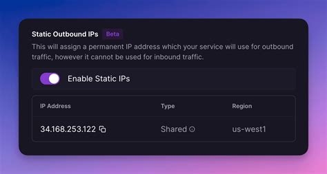 Static Outbound Ips Railway Docs