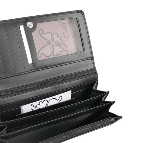 Черно кожено дамско портмоне 5584 от производител ДАКС