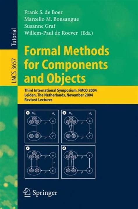 Formal Methods For Components And Objects 2004 9783540291312 De F