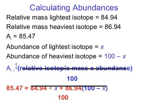 Relative Atomic Massandmassspectrometry 1 1