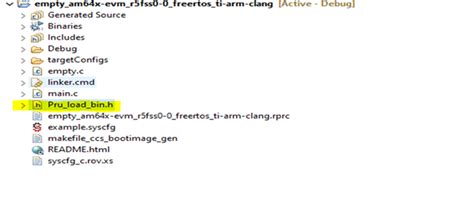 FAQ AM X How To Load Flash PRU Binaries Into External Memory Processors Forum Processors