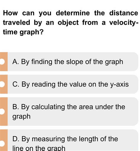 solved how can you determine the distance traveled by an object from a
