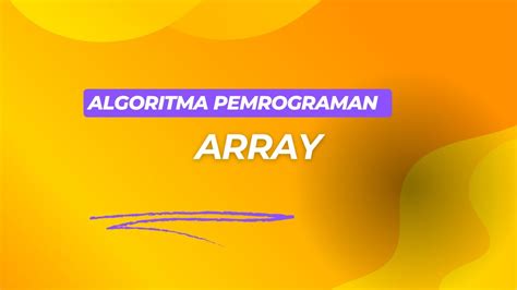 Array Youtube