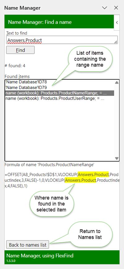 Name Manager Excel Add In Manage Defined Names In Desktop Online And Teams