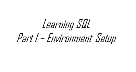 Learning Sql Article Series Data Science And Analytics Blog By