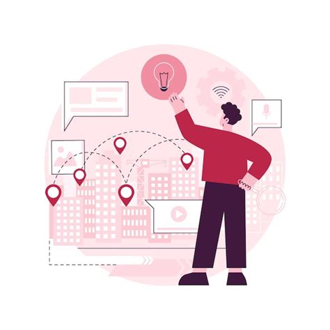 Premium Vector Building Information Modeling Abstract Concept Vector Illustration