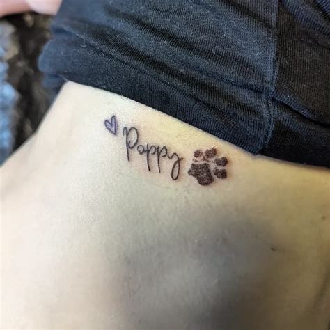 17 Meaningful Paw Print Tattoo Ideas To Cherish Forever Pawsmint