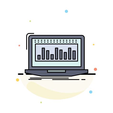Data Financial Index Monitoring Stock Flat Color Icon Vector 19097447 Vector Art At Vecteezy