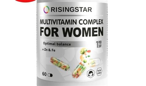 Витамины Risingstar Для женщин/цинк бад, селен, витамин А, Е, С, биотин ...