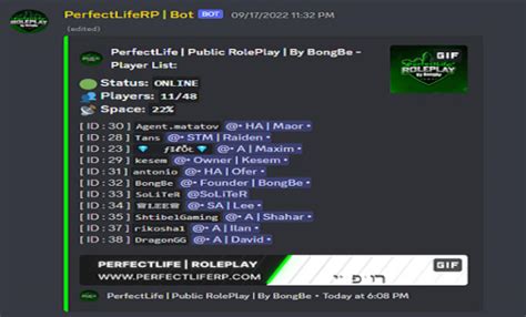 Create You Custom Discord Bot For Fivem And Many Options By Bongbe Fiverr