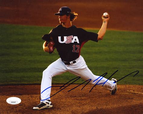 Josh Hader Signed Team Usa 8x10 Photo Jsa Coa Pristine Auction