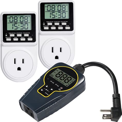 1s 999h Cycle Timer And Infinite Repeat Cycle Timer Bundle Home And Kitchen