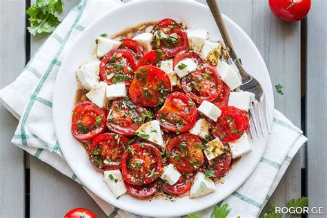 როგორ მოვამზადოთ პომიდვრის მარინადი მოცარელით Rogor Ge