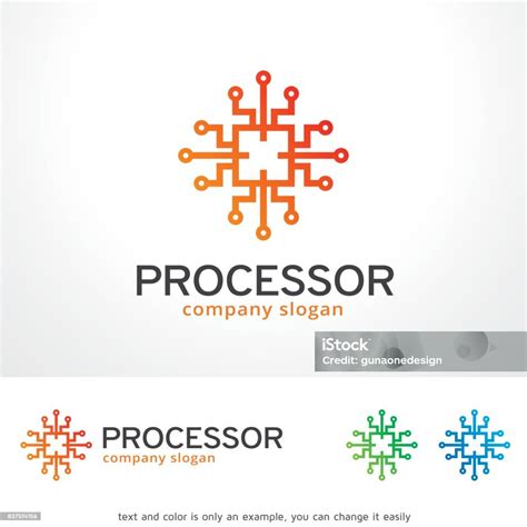 프로세서 기호 서식 파일 디자인 벡터 상징 디자인 개념 크리에이 티브 기호 아이콘 테크놀로지에 대한 스톡 벡터 아트 및 기타