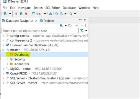 Databases Not Visible After Upgrade To 2205 · Issue 16657 · Dbeaverdbeaver · Github