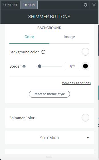 Duda Widget Shimmer Button
