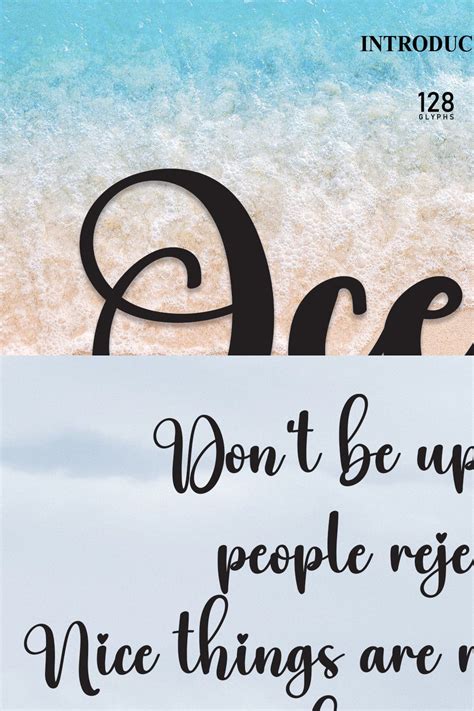 Ocean Script Font MasterBundles