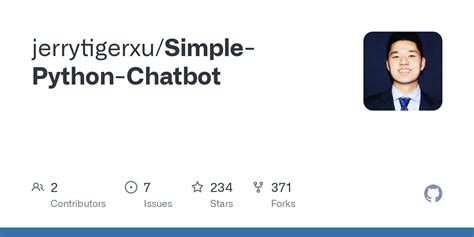 Github Jerrytigerxu Simple Python Chatbot