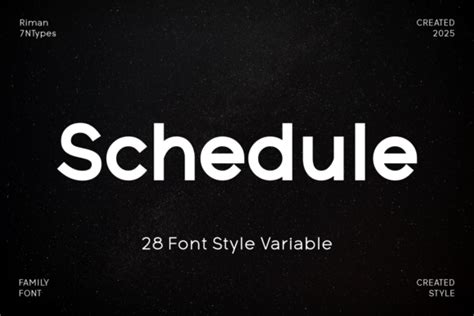 Schedule Font Downloads For Windows And Mac Font Download